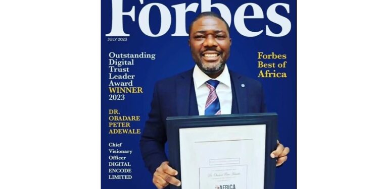 Dr Obadare Adewale, Emerges Forbes Best of Africa Outstanding Digital ...